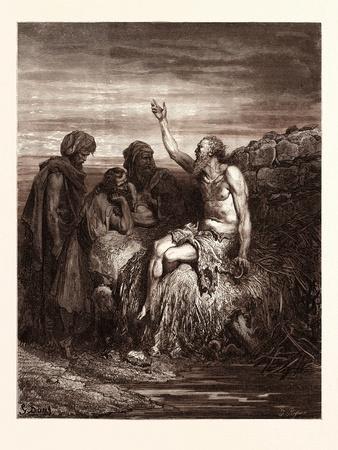 'Job and His Friends' Giclee Print - Gustave Dore | AllPosters.com