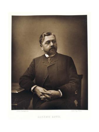 'Gustave Eiffel, French Engineer, 1880' Giclee Print - Eugene Pirou ...