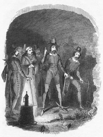 'Guy Fawkes and Others Attempting Gunpowder Plot' Giclee Print ...