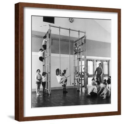 'Gym Class in Progress' Photographic Print - Henry Grant | AllPosters.com