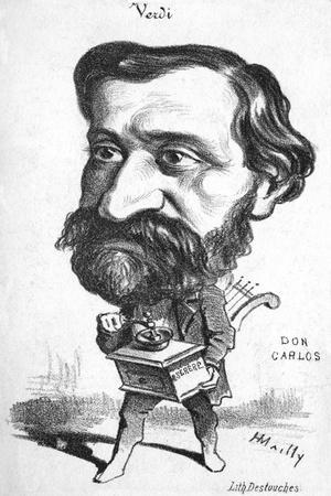 Verdi Cartoon Mailly Prints - H Mailly | AllPosters.com