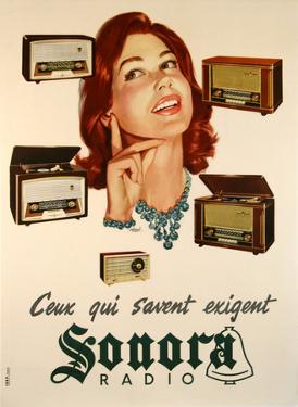 Radios & Phonographs (Vintage Art) Posters, Prints, Paintings & Wall ...