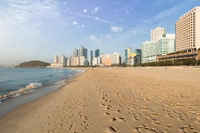'Haeundae beach is Busan's most popular beach because of its easy ...