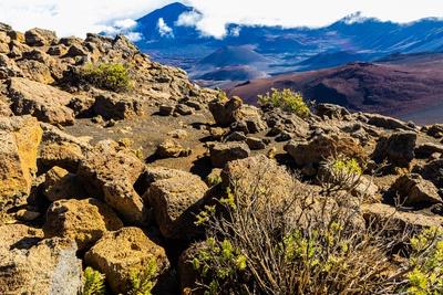 'Haleakala Crater from the Pa Ka Oao Cinder Cone Summit, Haleakala ...
