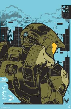 'Halo Infinite - Icon' Prints - Trends International | AllPosters.com