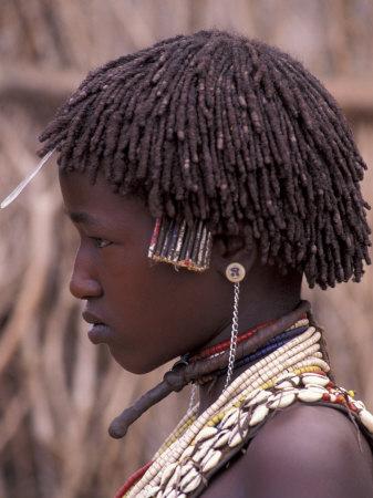 'Hamar Tribegirl, Ethiopia' Photographic Print - Gavriel Jecan ...