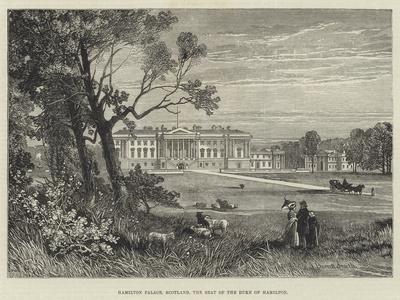 'Hamilton Palace, Scotland, the Seat of the Duke of Hamilton' Giclee ...