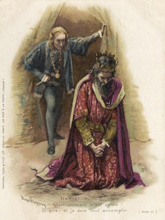 'Hamlet confronts the guilty Claudius' Giclee Print - Harold Copping | AllPosters.com