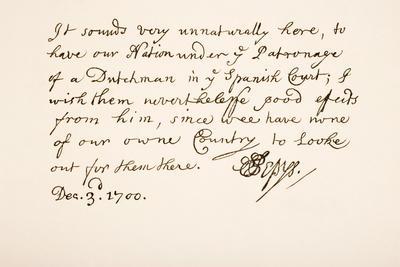 Handwriting and Signature of Samuel Pepys, 1700 Giclee Print ...