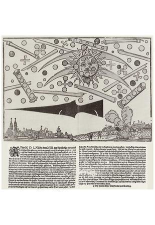 'Hans Glaser (Appearance in the sky at Nuremberg on 14 April 1561) Art ...