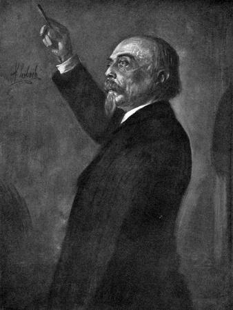 'Hans von Bulow (Bülow)' Giclee Print - Franz Seraph von Lenbach ...