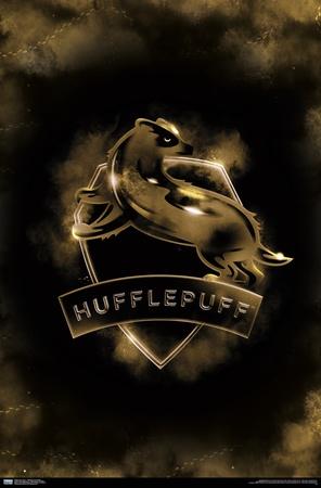 Hufflepuff Crest Black And White