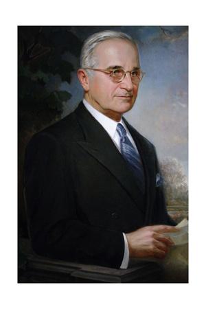 'Harry S. Truman. 33rd President of USA' Giclee Print - Greta Kempton ...