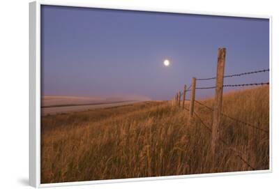 'Harvest Moon Down the Road, Gleichen, Alberta, Canada' Photographic ...