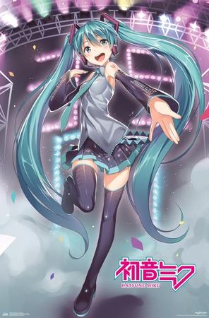 'Hatsune Miku - Stage Lights' Posters - Trends International ...