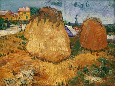 'Haystacks in Provence. Oil on canvas (1888) Cat. No. 226.' Giclee ...