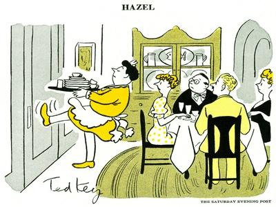 'Hazel Cartoon' Giclee Print - Ted Key | AllPosters.com