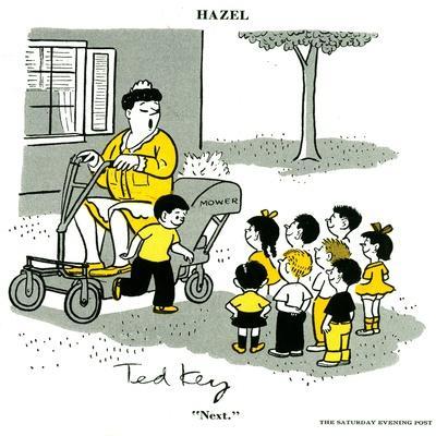 'Hazel Cartoon' Giclee Print - Ted Key | AllPosters.com