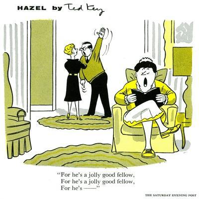 'Hazel Cartoon' Giclee Print - Ted Key | AllPosters.com