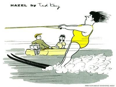 'Hazel Cartoon' Giclee Print - Ted Key | AllPosters.com
