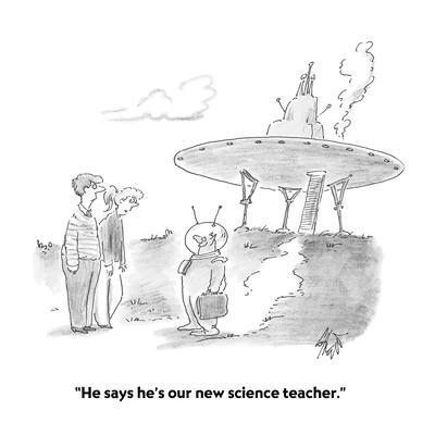 Science Teacher Cartoon