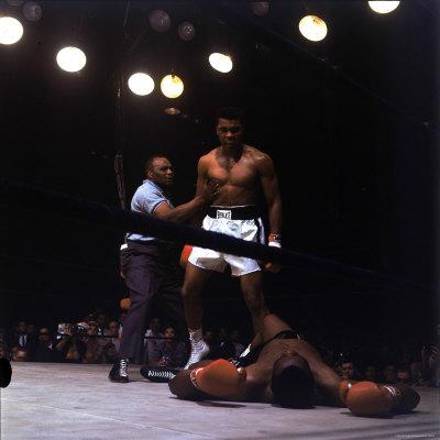 'Heavyweight Boxer Cassius Clay, aka Muhammad Ali, Standing over ...
