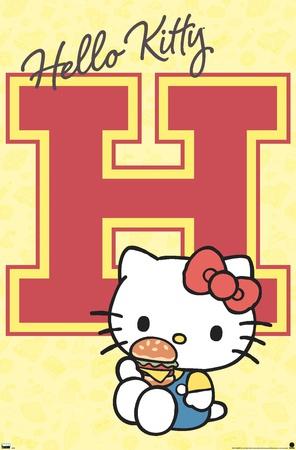 'Hello Kitty and Friends: 24 College Letter - Hello Kitty' Posters ...