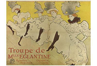 'Henri de Toulouse-Lautrec (Poster "The Force of Mlle Eglantine") Art ...
