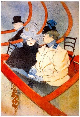 'Henri de Toulouse-Lautrec The loge 2 Art Print Poster' Print ...