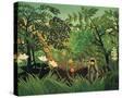 'Exotic Landscape, 1910' Stretched Canvas Print - Henri Rousseau ...
