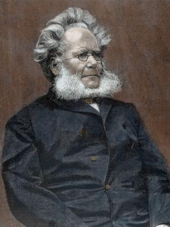 'Henrik Ibsen (Skien, 1828-Christiania, 1906). Norwegian Writer ...