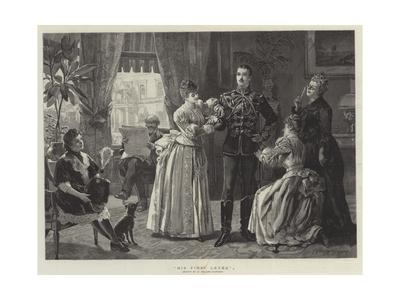 'Flirtation' Giclee Print - Henry Gillard Glindoni | AllPosters.com