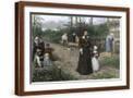 'Hester Prynne and His Daughter Pearl. Characters of the American Novel ...