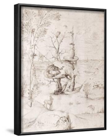 'Hieronymus Bosch (Tree-man in a landscape) Art Poster Print' Posters ...