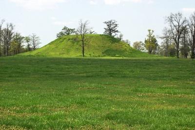 High Platform Mound (39 Feet High) of the Plum Bayou People, a ...
