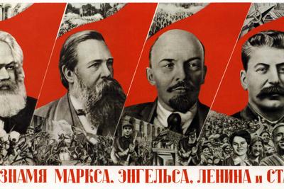 'Higher Raise the Banner of Marx, Engels, Lenin and Stalin !, 1936 ...