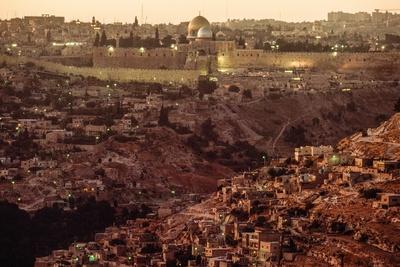 'Hill of Evil Council Overlooking Eastern Jerusalem. Eastern Jerusalem, Israel., 1980S (Photo ...