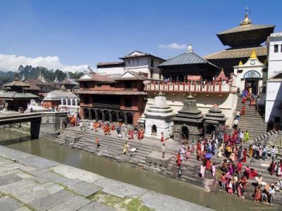 'Hindu Festival, Pashupatinath Temple, Kathmandu, Nepal' Photographic ...
