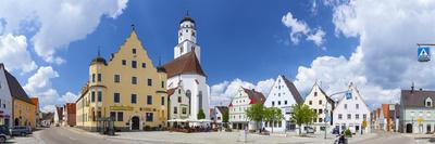 'Historical Central Square, Hochstadt, Swabia, Bavaria, Germany ...