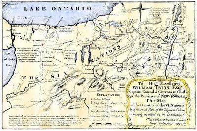 'History of Indigenous Peoples: Map of Six Iroquois Nations in ...