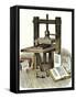 'History of Printing: Press by Johannes Gutenberg, Mainz, Germany ...