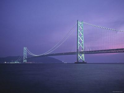 'Honshu-Shikoku Bridge, Nr. Kobe, Japan' Photographic Print - Demetrio ...