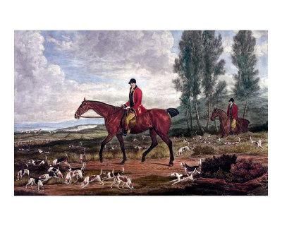 'Horse Fox Hunt II' Posters - Timothy Blossom | AllPosters.com