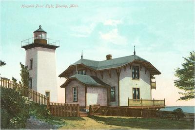'Hospital Point Lighthouse, Beverly, Mass.' Posters | AllPosters.com