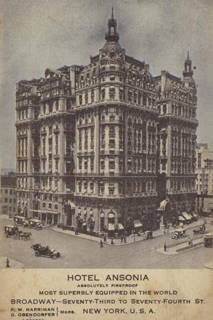 'Hotel Ansonia, Broadway, New York City, USA' Photographic Print ...