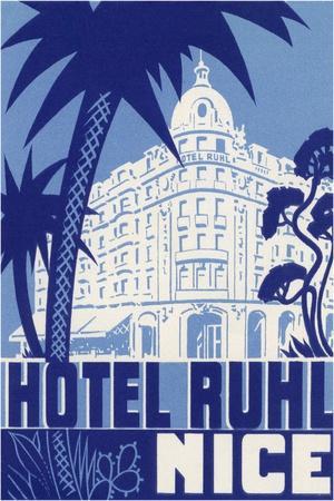 'Hotel Ruhl, Nice, France' Posters | AllPosters.com