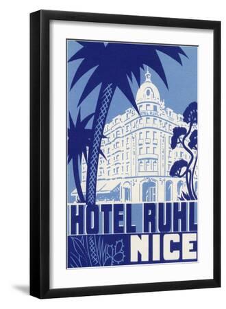 'Hotel Ruhl, Nice, France' Posters | AllPosters.com