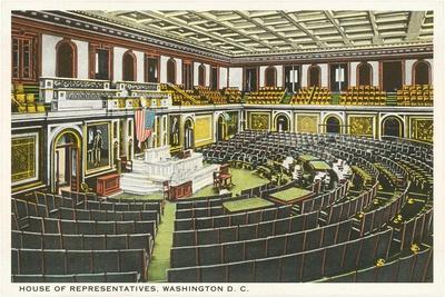 'House of Representatives, Washington D.C.' Prints | AllPosters.com
