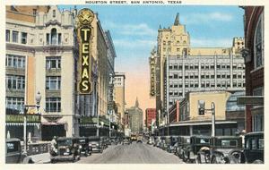 Texas Street Scenes (Vintage Photography) Posters, Prints, Paintings ...