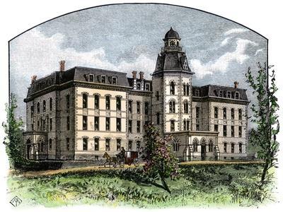 'Howard University in Washington Dc, circa 1880. Founded in 1867 ...